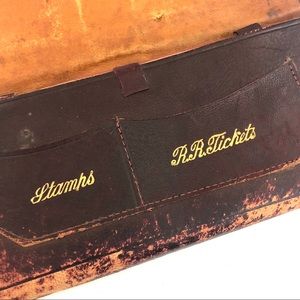 Bags | Antique Victorian Leather Railroad Wallet 180s | Poshmark